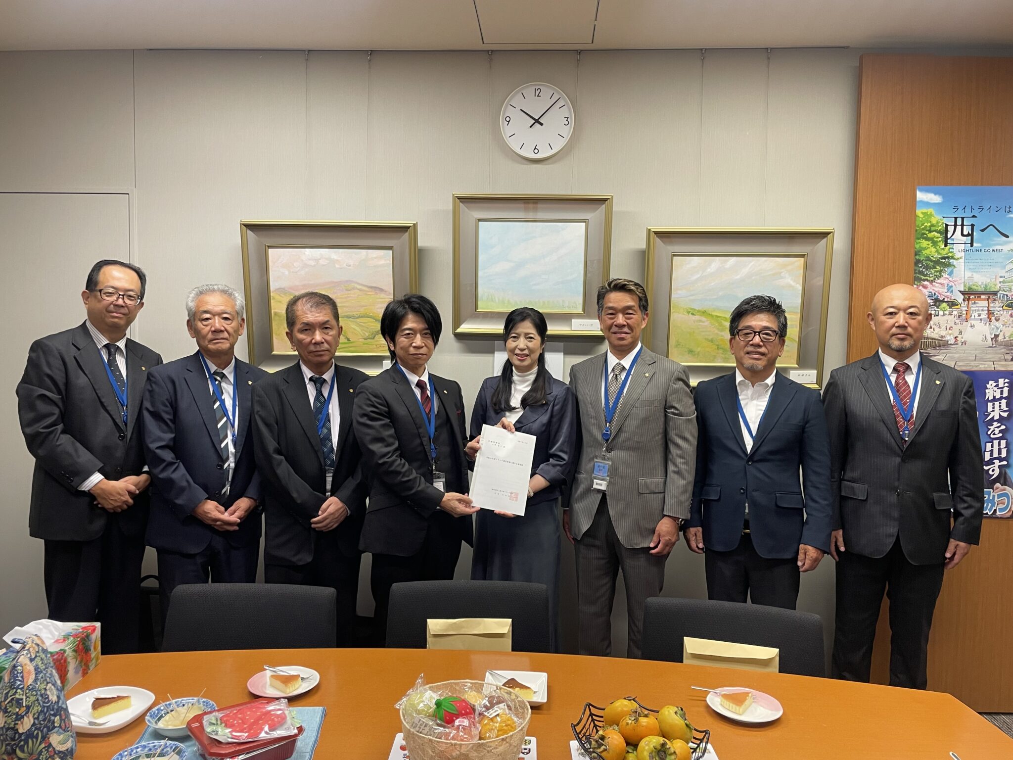 栃木県トラック協会の皆様の事務所訪問 – 上野みちこ